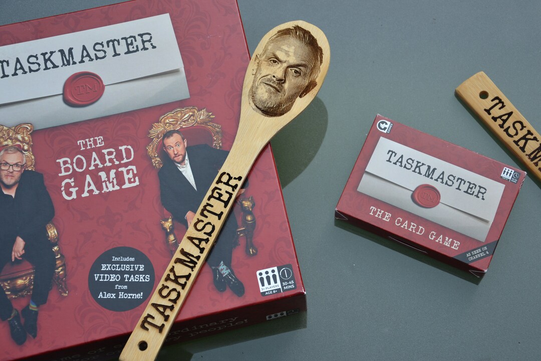 Taskmaster Greg Davies Wooden Spoon - Perfect Taskmaster Board Game ...