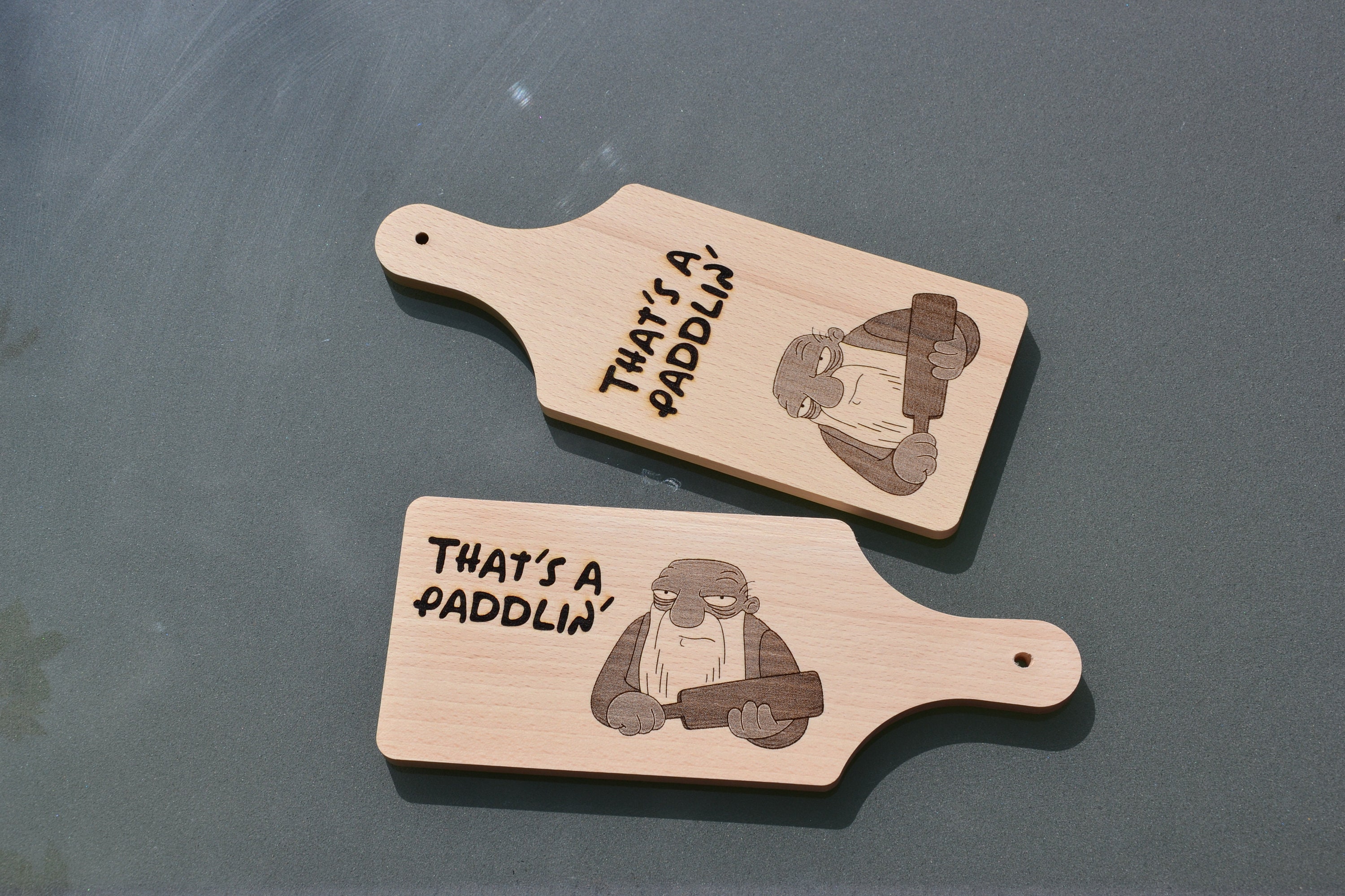 That's a Paddlin - Jasper - the Simpsons - Wooden Serving Paddle ...