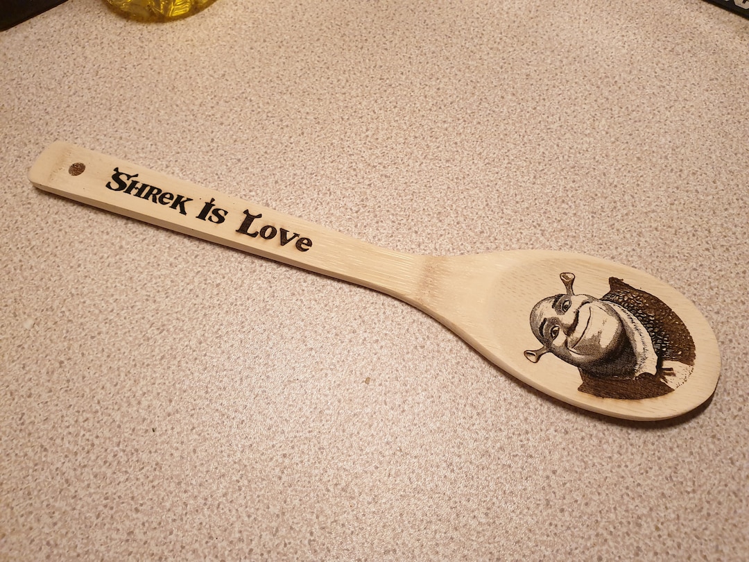 Shrek Kitchen Spoon Shrek is Love Shrek is Life // Wooden - Etsy UK
