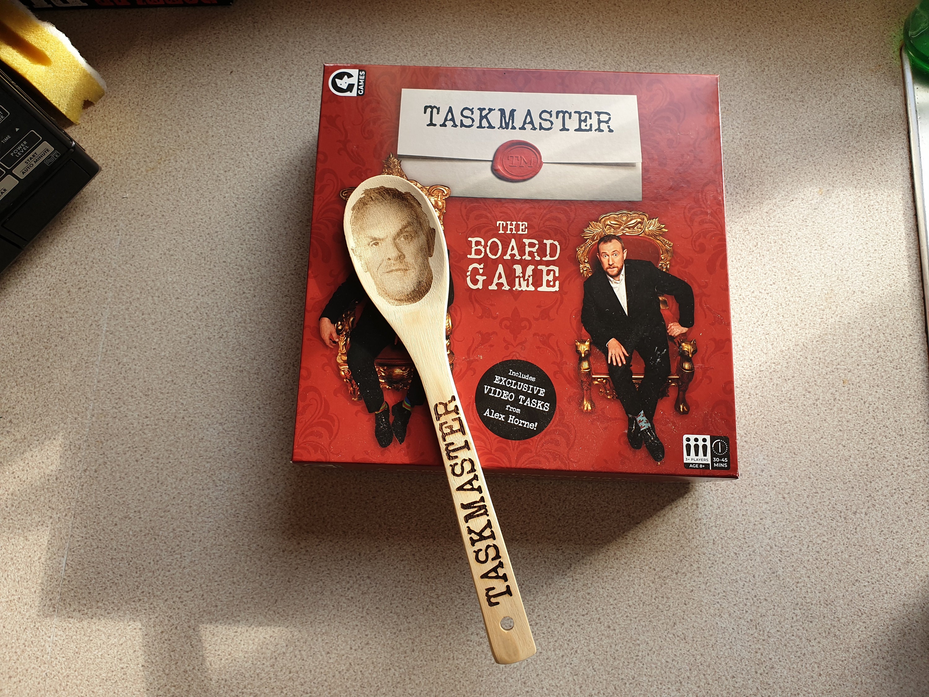 Taskmaster Greg Davies Wooden Spoon Perfect Taskmaster Board - Etsy