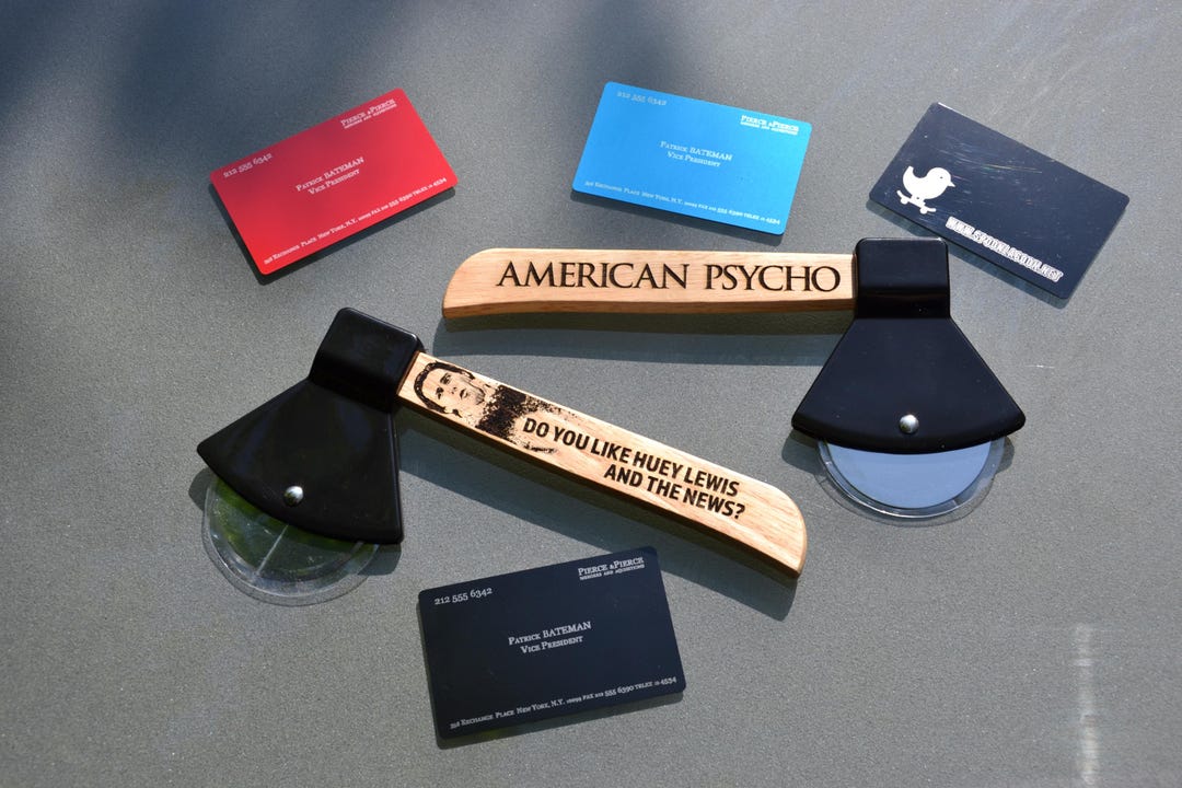 American Psycho Inspired Pizza Cutter Axe - Patrick Bateman - Horror ...