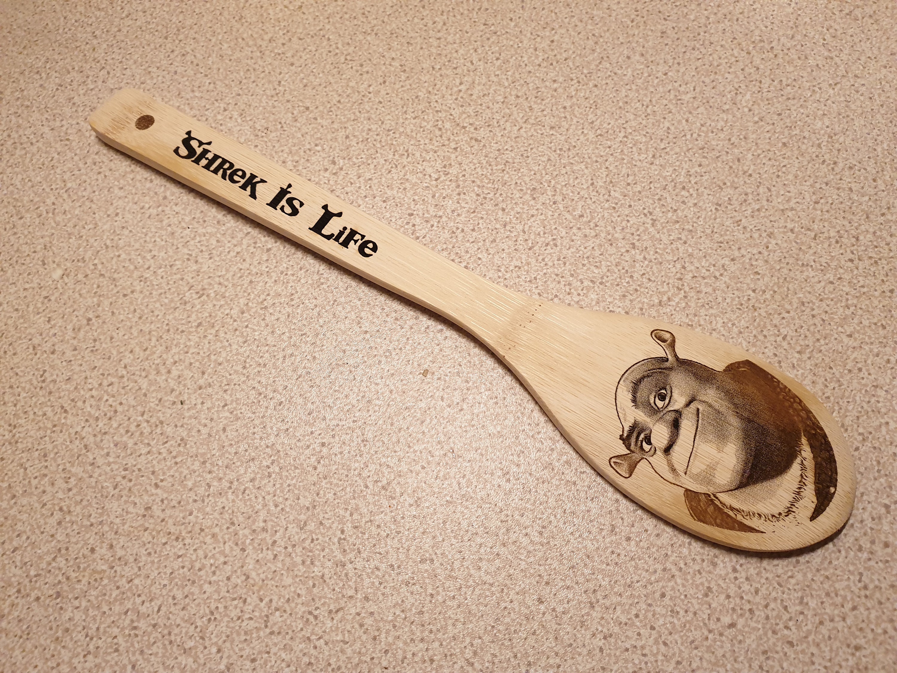 Shrek Kitchen Spoon Shrek is Love Shrek is Life // Wooden - Etsy UK