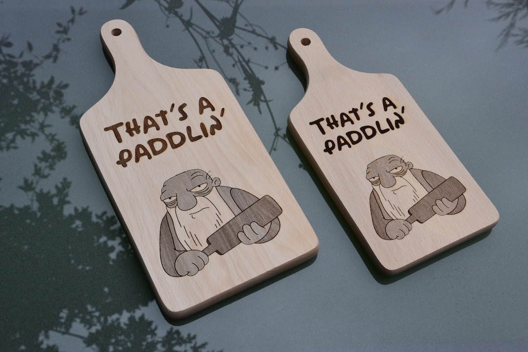 That's a Paddlin - Jasper - the Simpsons - Wooden Serving Paddle ...