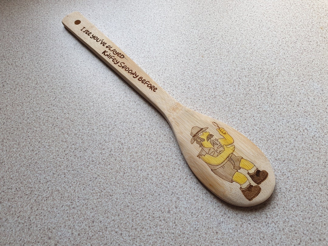 Knifey Spoony the Simpsons Inspired Kitchen Spoon // Classic - Etsy