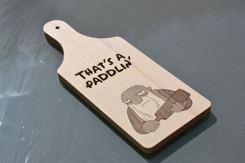 That's a Paddlin - Jasper - the Simpsons - Wooden Serving Paddle ...