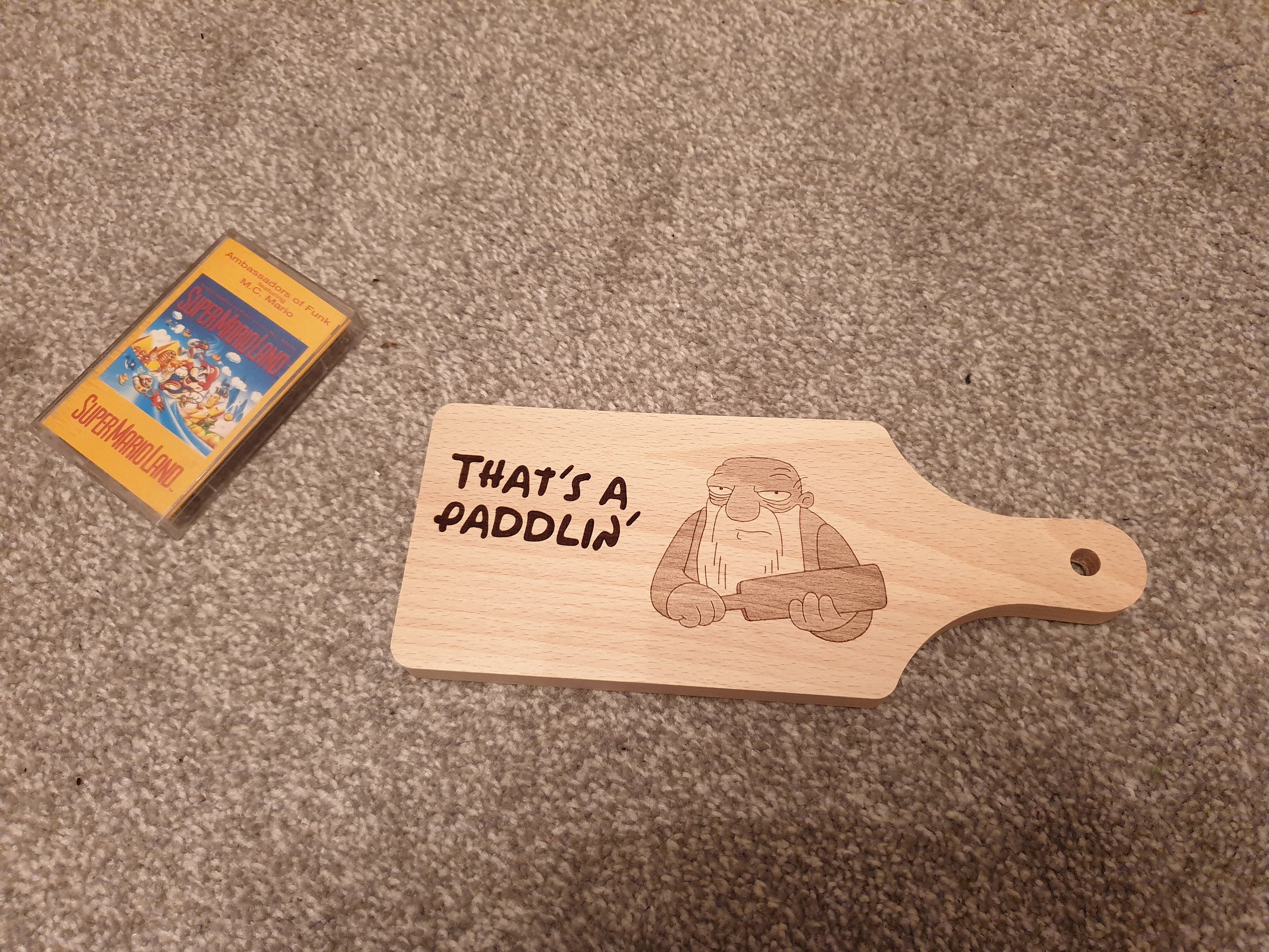 That's a Paddlin - Jasper - the Simpsons - Wooden Serving Paddle ...