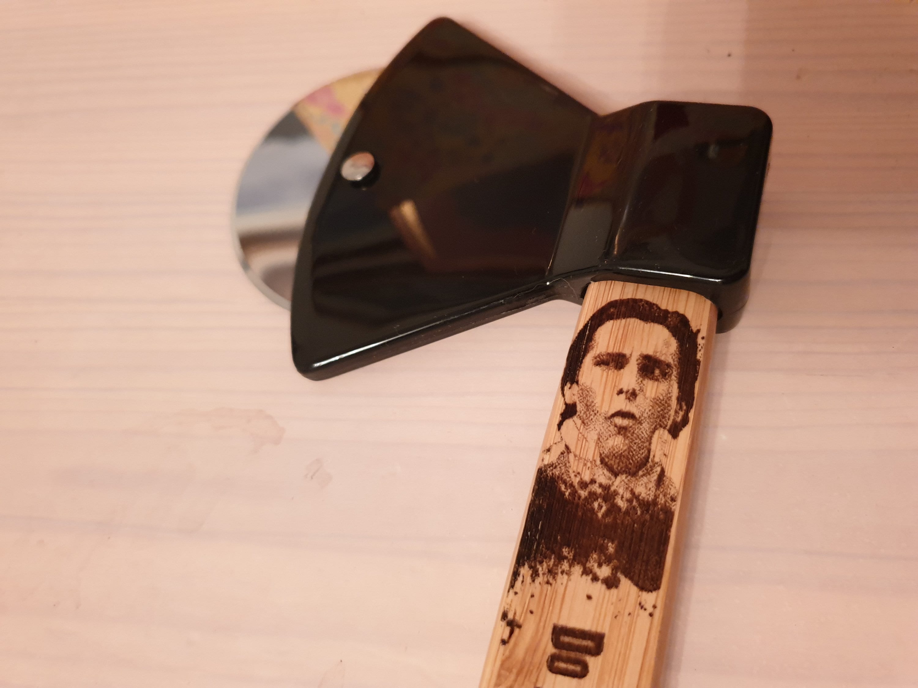 American Psycho Pizza Cutter Axe Patrick Bateman Horror - Etsy