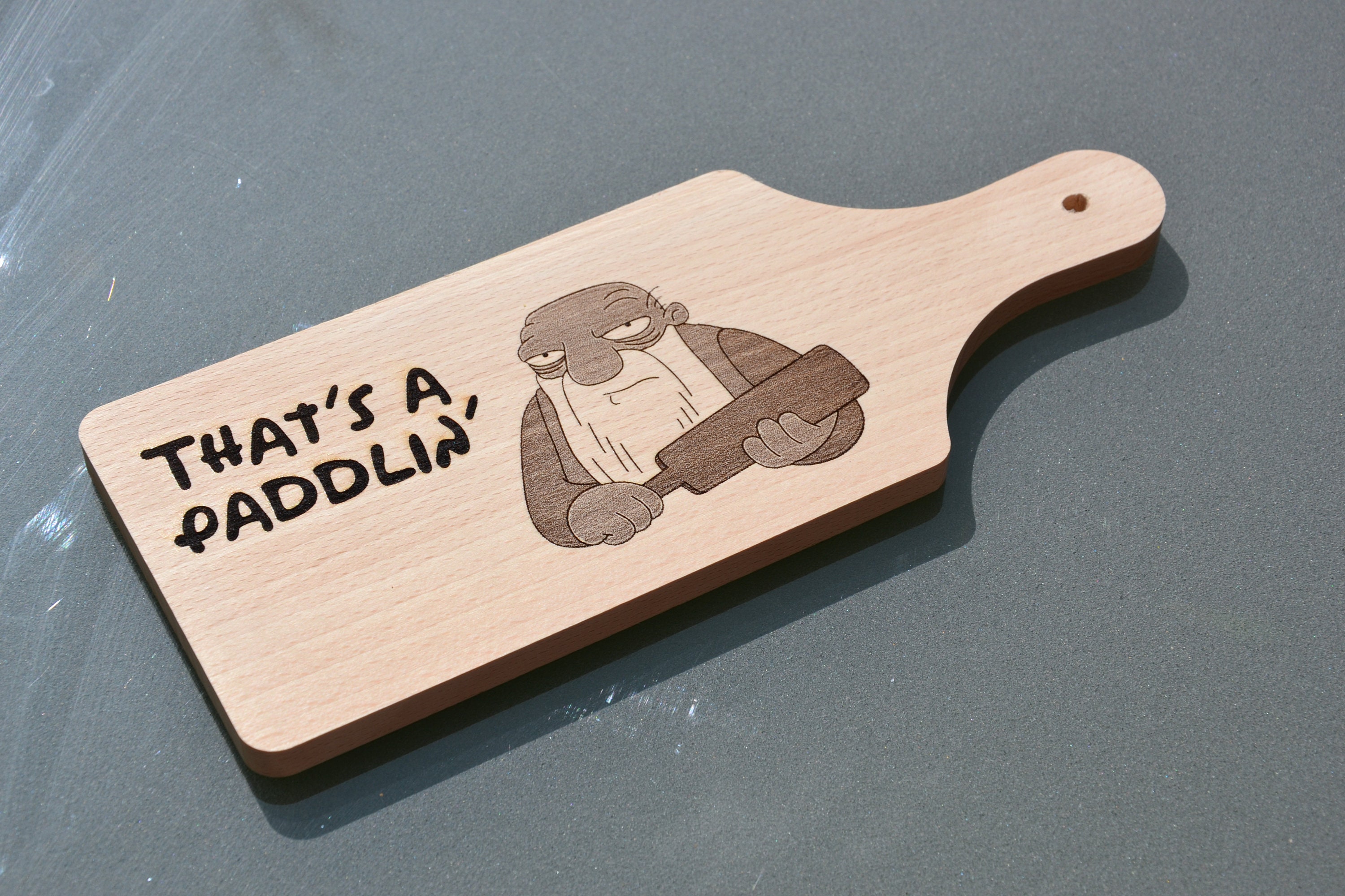 That's a Paddlin - Jasper - the Simpsons - Wooden Serving Paddle ...