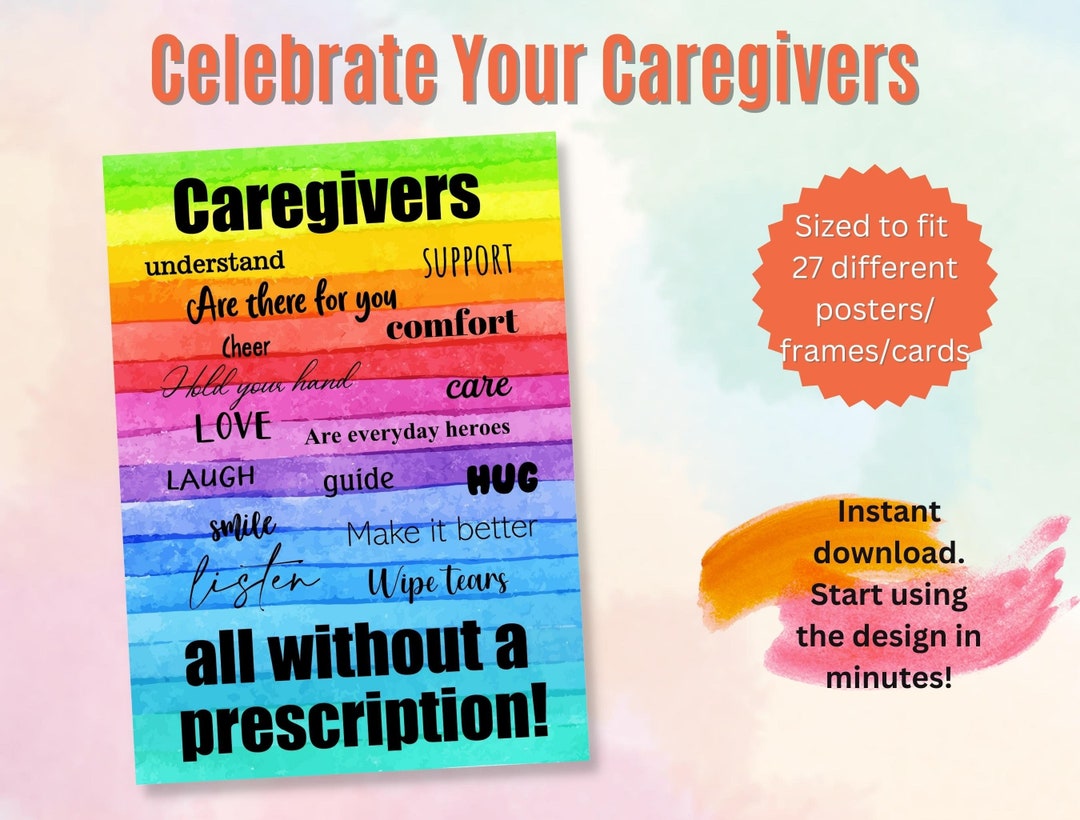 Caregiver Appreciation | Caregiver Encouragement | Gift for Caregiver ...
