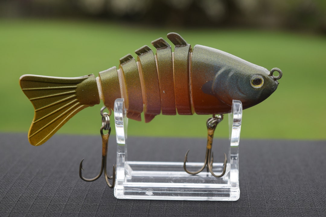 Rainbow Gill Custom Painted Swimbait Fishing Lure - Etsy