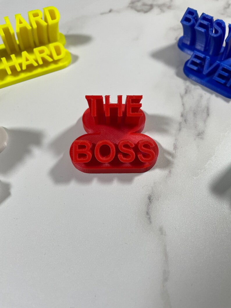 Personalized 3D Printed Desk Plaque - Etsy