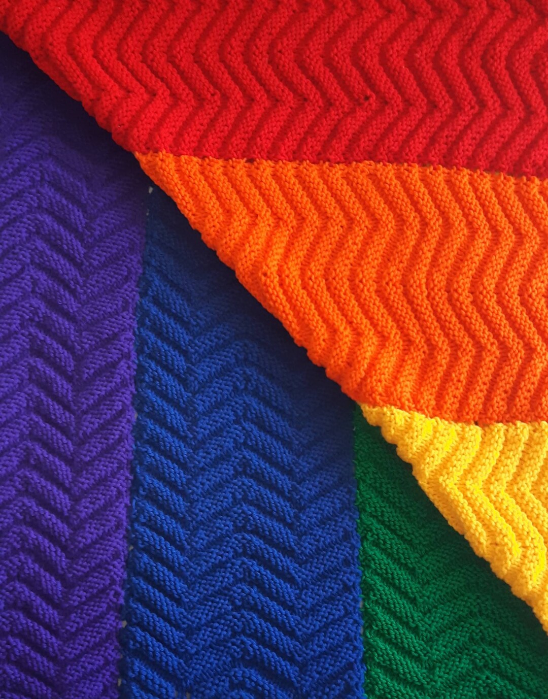 Baby Blanket in Rainbow LGBT Pride Flag Colours - Etsy