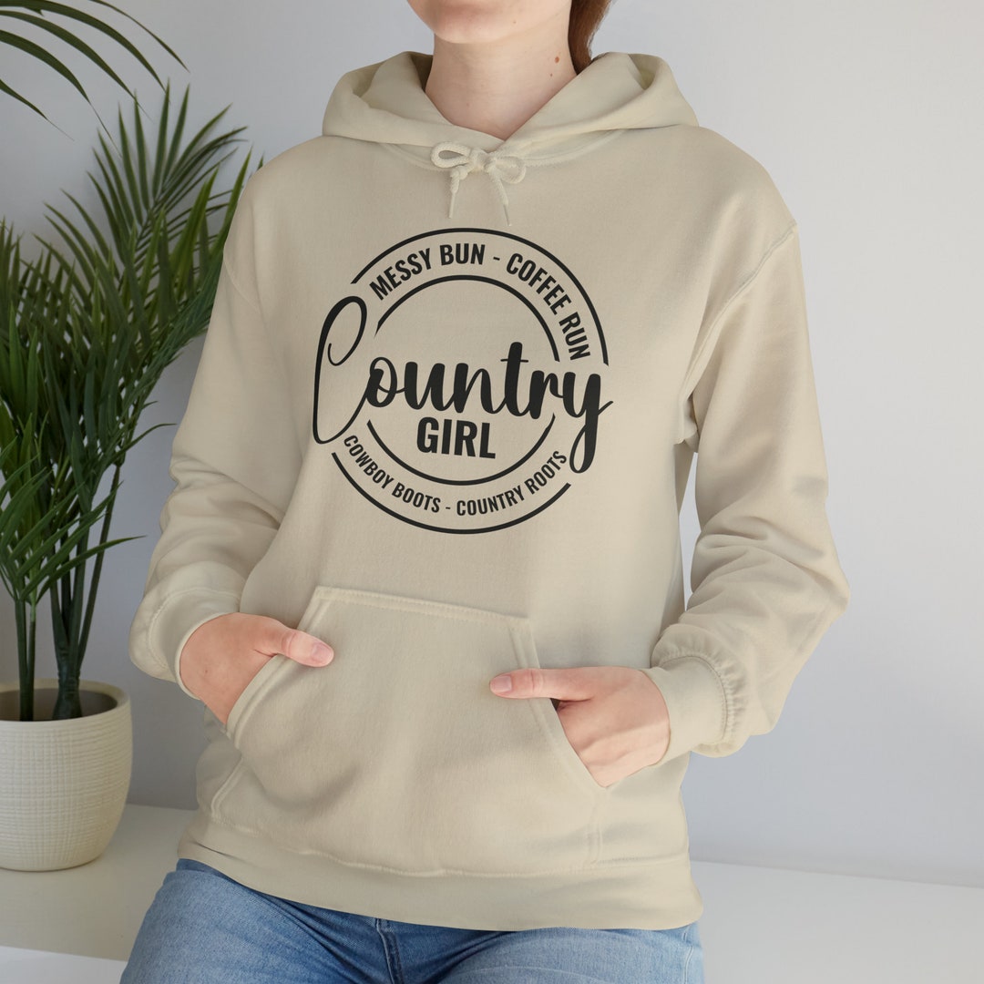 Country Girl Hoodie, Cowboy Boots Country Roots Sweatshirt, Cowgirl ...