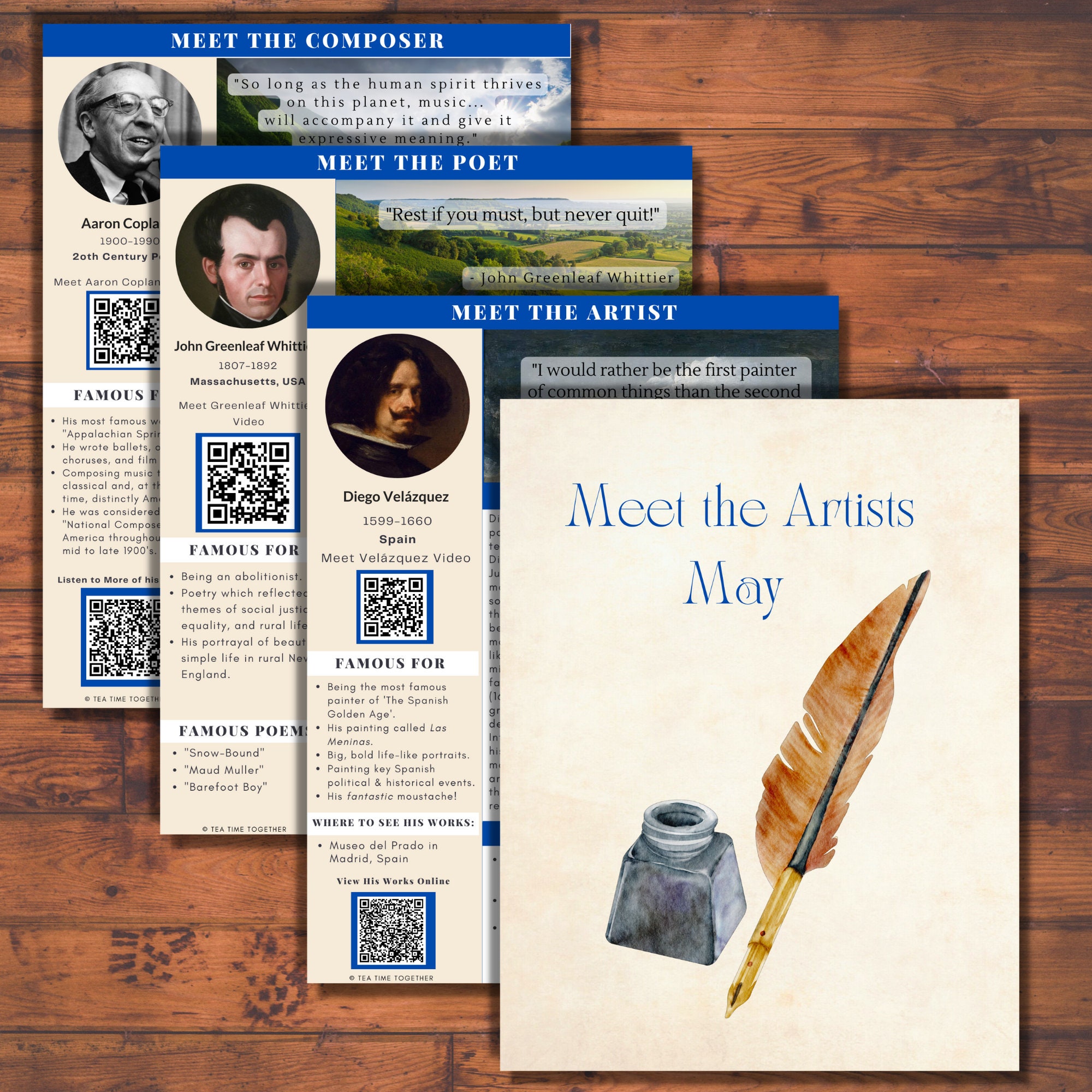 May Tea Time Guides: Art, Music & Poetry Appreciation - Homeschool ...