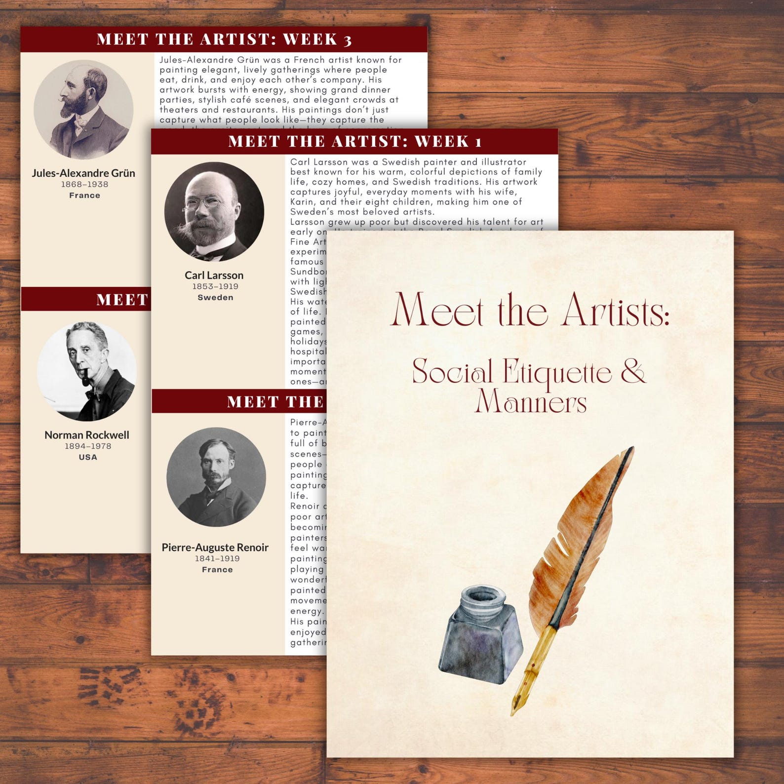 Social Etiquette & Manners Tea Time Guide: Homeschool Curriculum ...