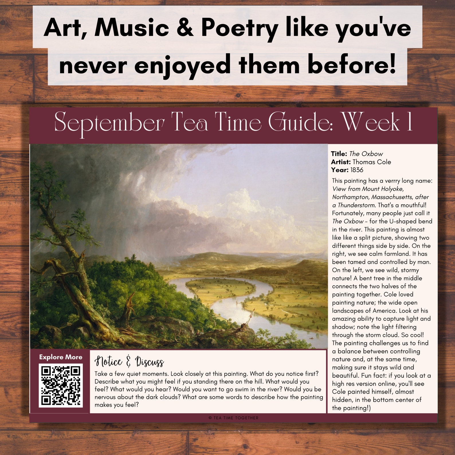 September Tea Time Guides: Art, Poetry, Music - Charlotte Mason ...