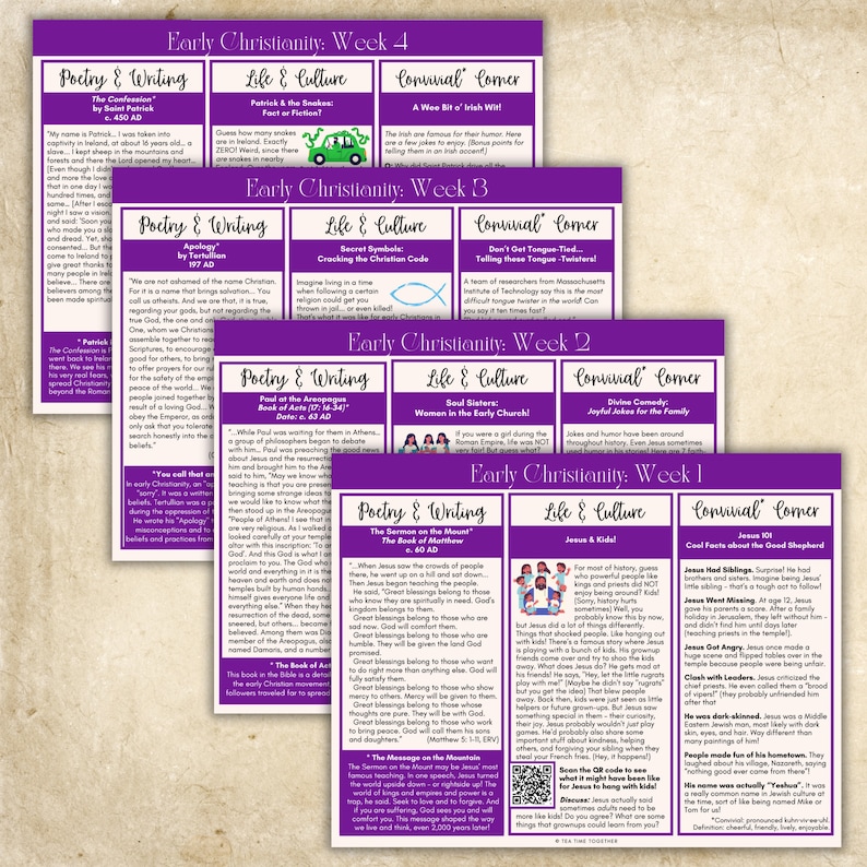 Early Christianity - Tea Time Together™: Ancient History Edition ...
