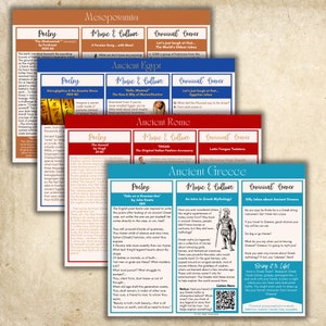 Bundle: Ancient History - Tea Time Together™ - 9 Units - Creation to ...
