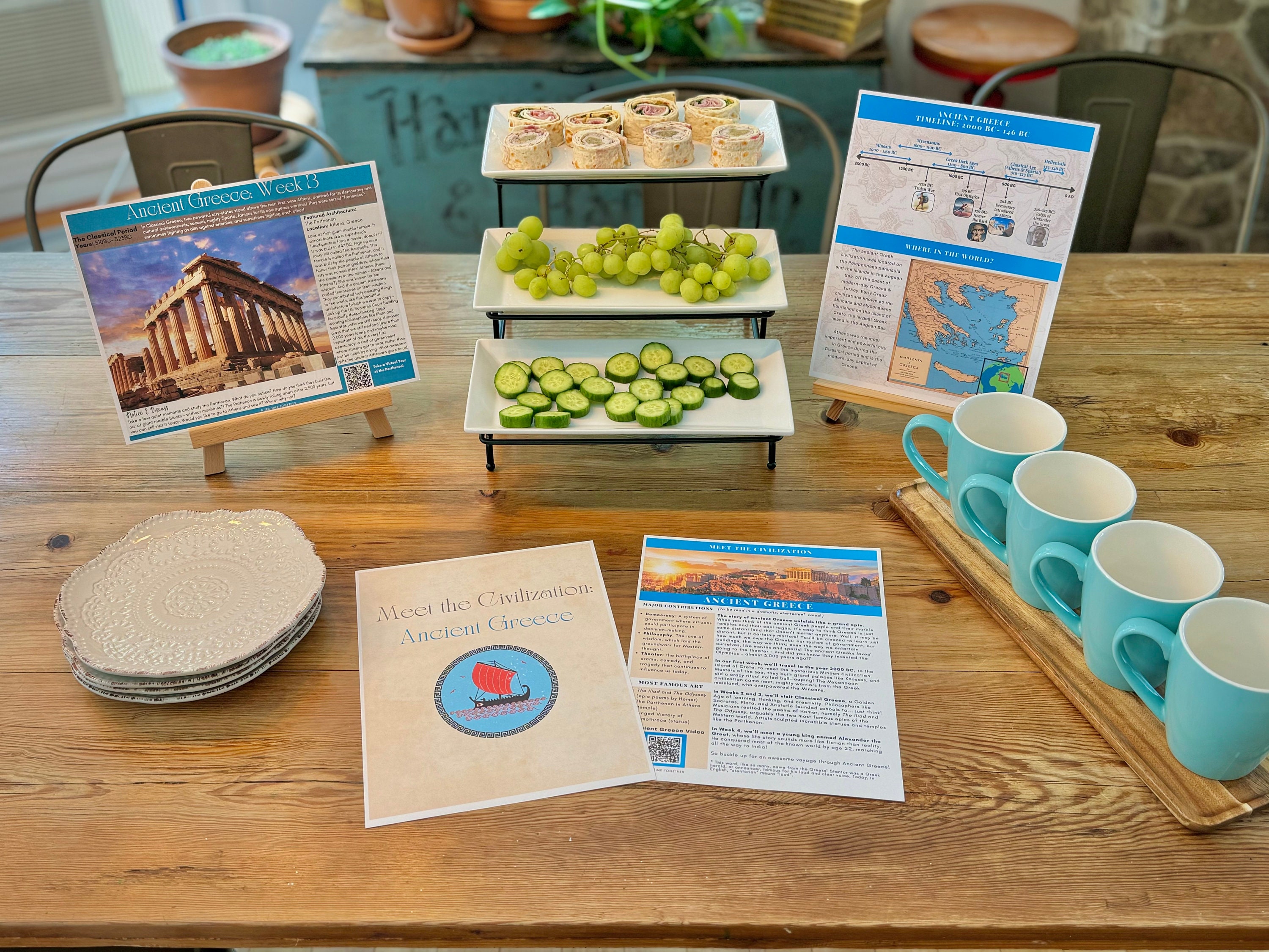 Bundle: Ancient History - Tea Time Together™ - 9 Units - Creation to ...