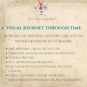 Bundle: Ancient History - Tea Time Together™ - 9 Units - Creation to ...