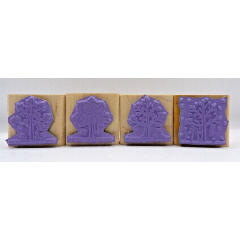 Stamp Set A Tree for All Seasons Stampin' Up! ©2000 4 Stamps Spring ...