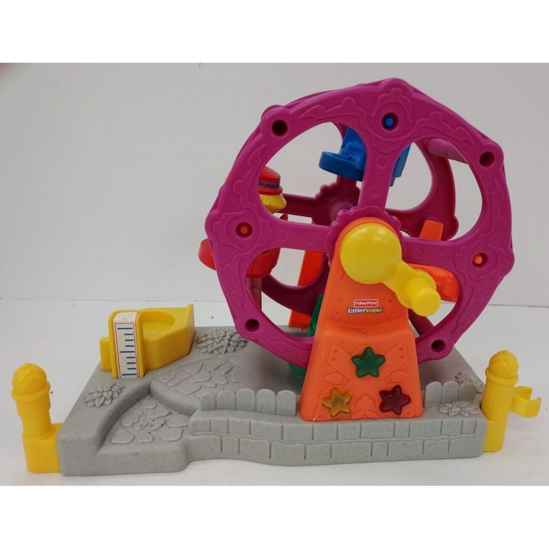 Fisher Price Little People Carnival Music Ferris Wheel Vintage 2003 - Etsy