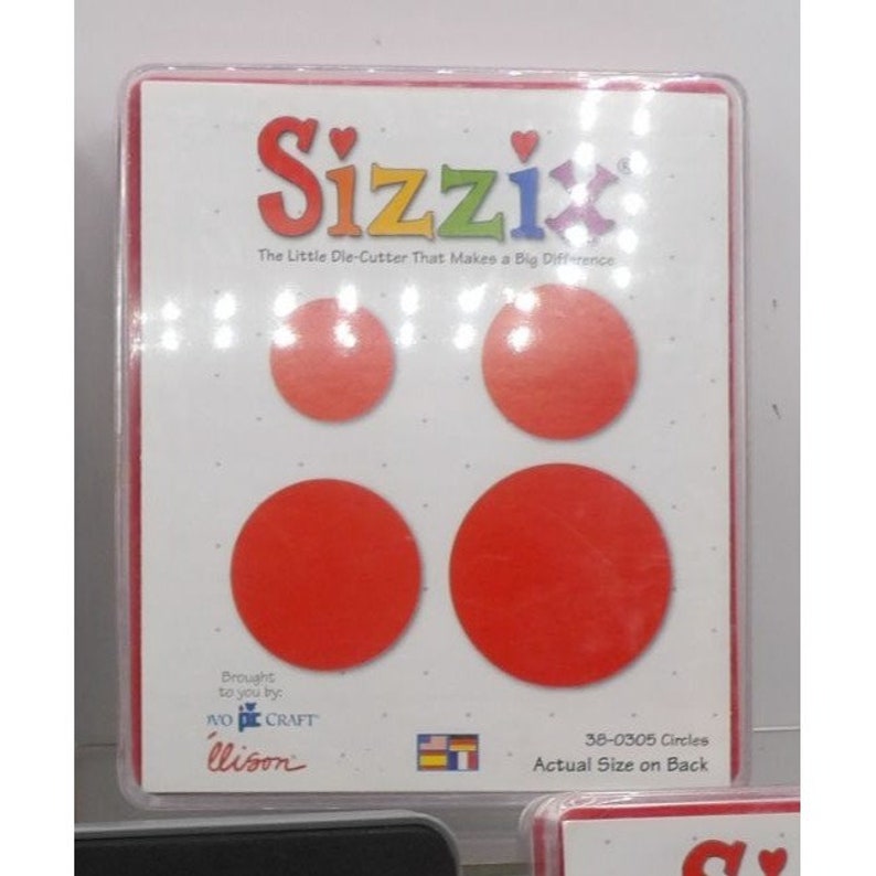 Sizzix Originals Die Cutter Cartridges Set of Five - Circles Tags ...