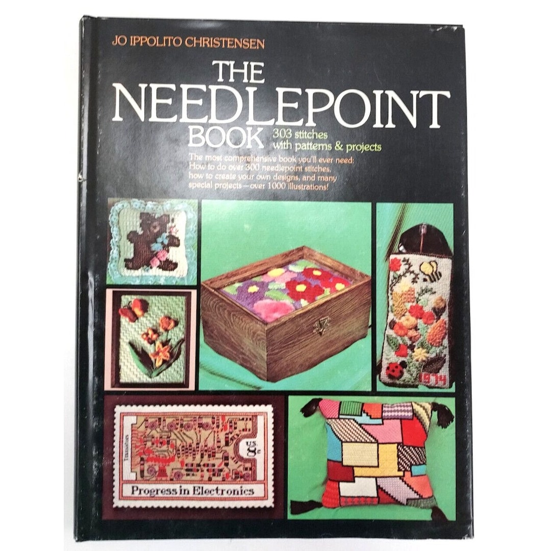The Needlepoint Book Jo Ippolito Christensen Prentice-hall ©1976 - Etsy