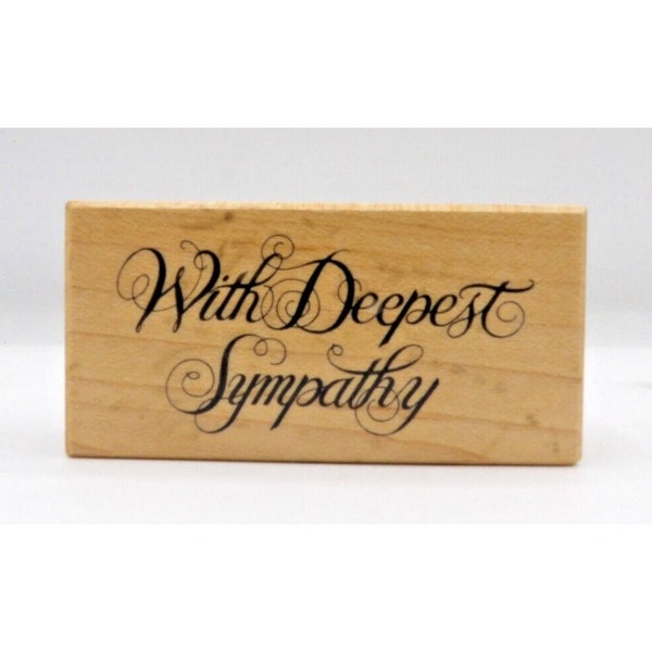 Sympathy Stamp - Etsy
