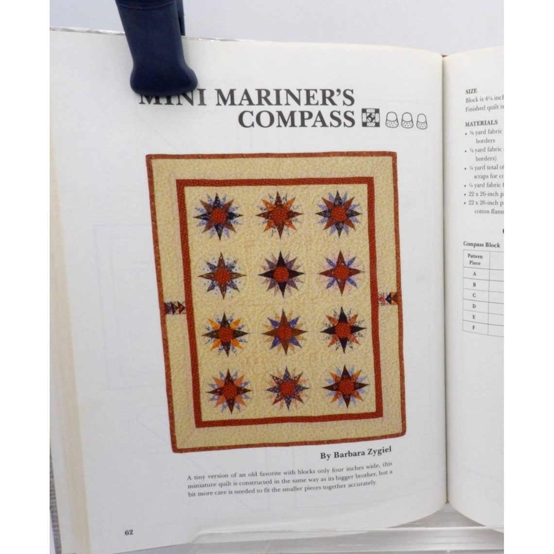 Quilting Pattern Book "50 Country Quilting Projects" Margt Echols, ED ...