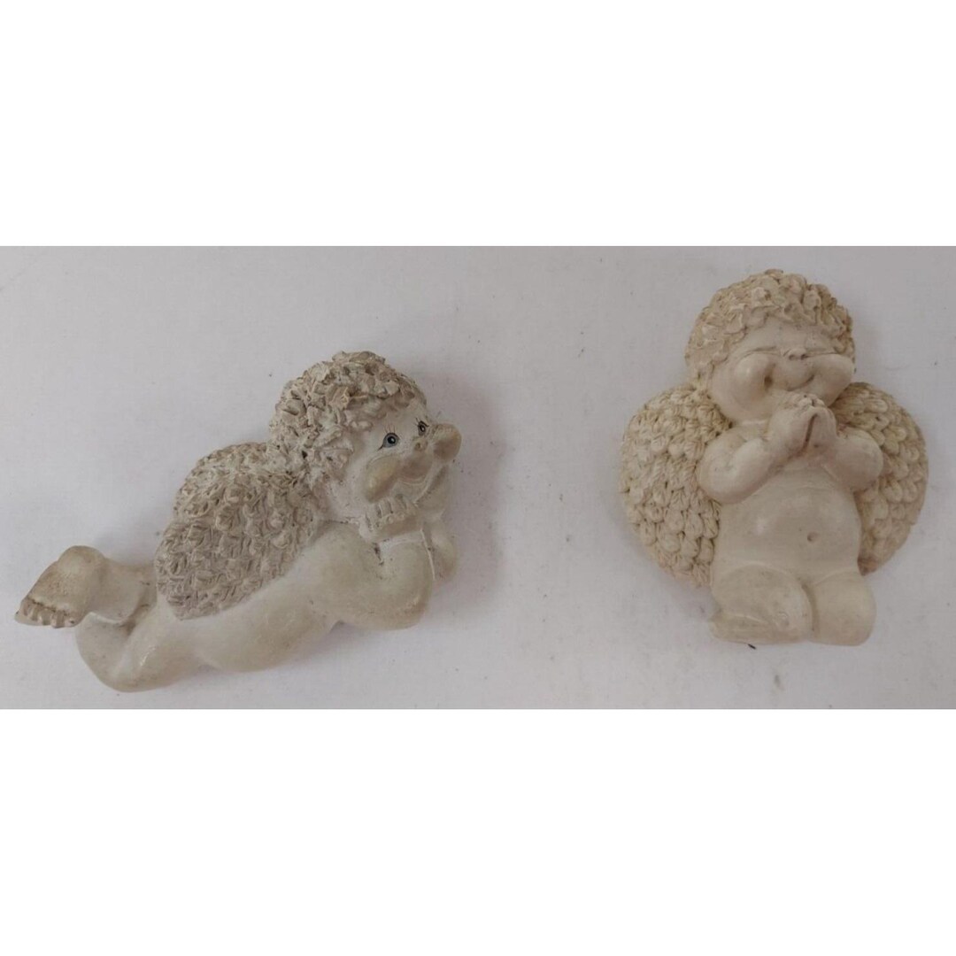 Angel Magnets Set of 2 Vintage 1990's Resin Ivory Color - Etsy