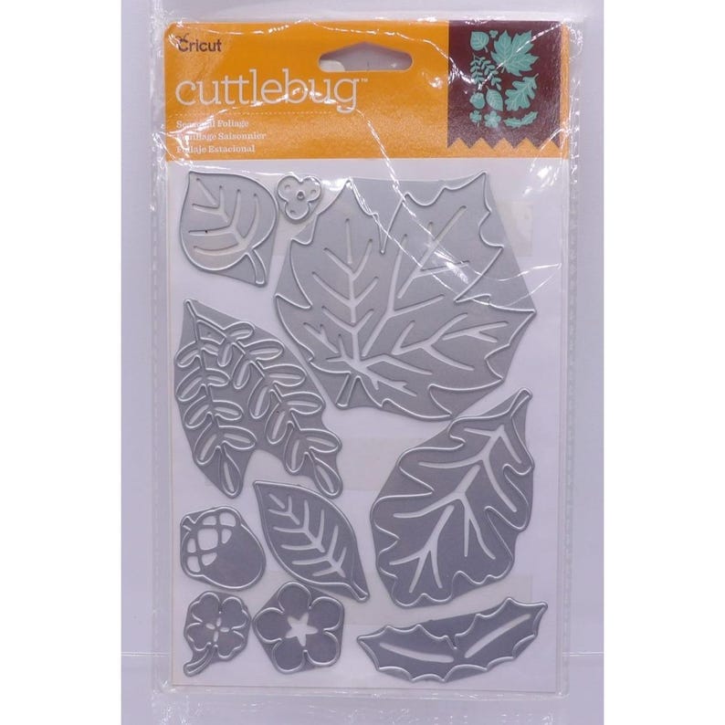 Cricut Cuttlebug Seasonal Foliage Die Set 2003467 - Etsy