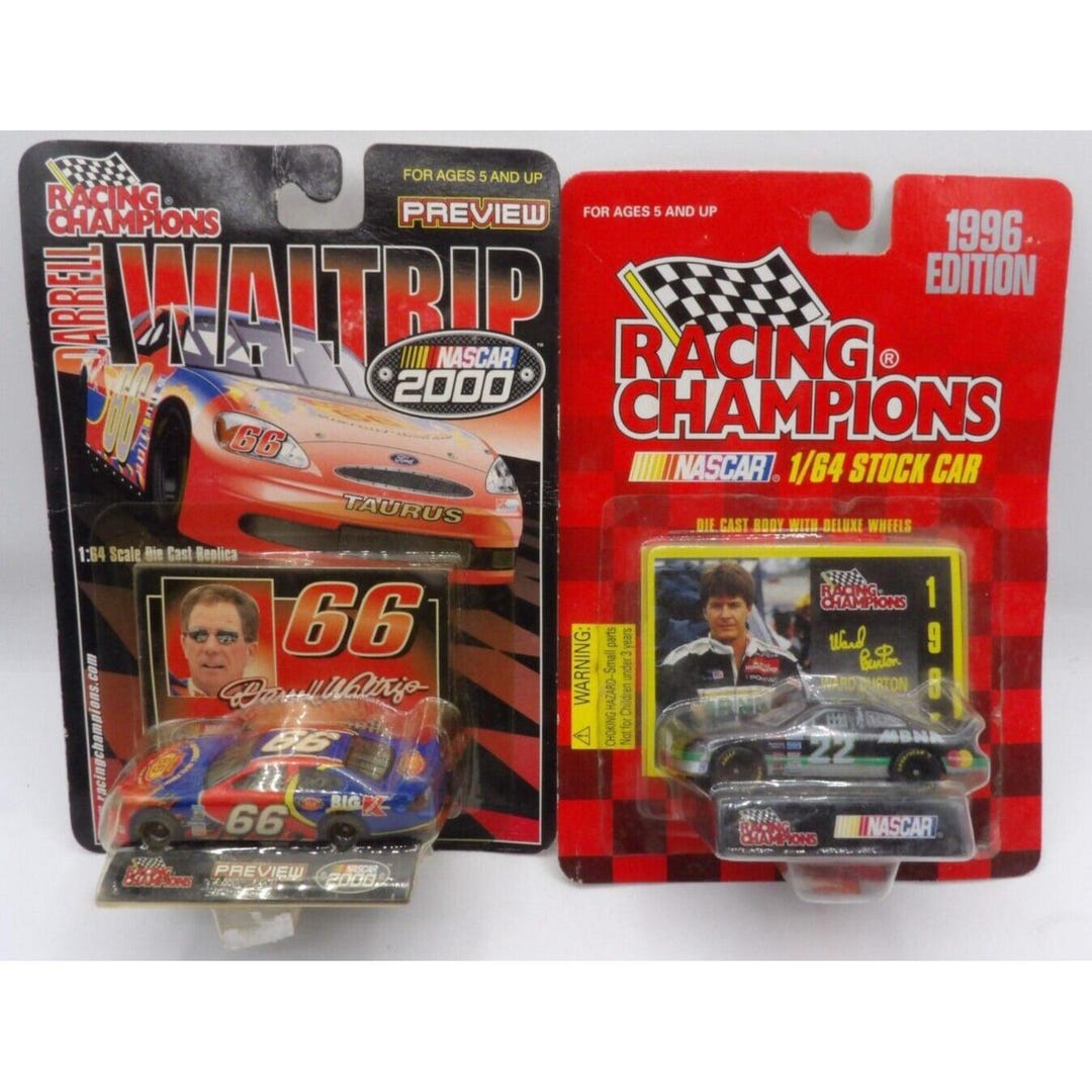 NASCAR 2000 Racing Champions Stock Lot of 2- Ward Burton and Darrell ...