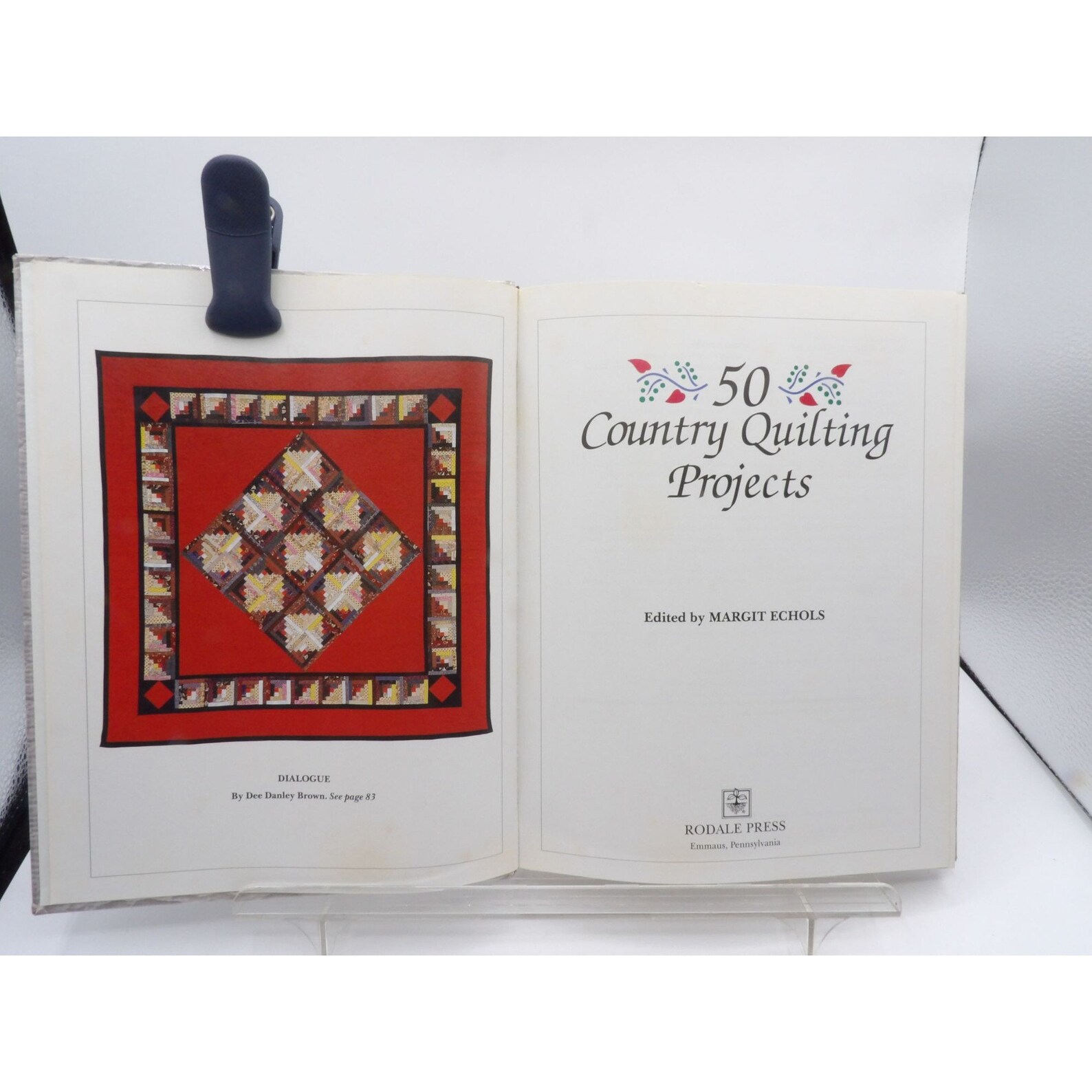 Quilting Pattern Book "50 Country Quilting Projects" Margt Echols, ED ...