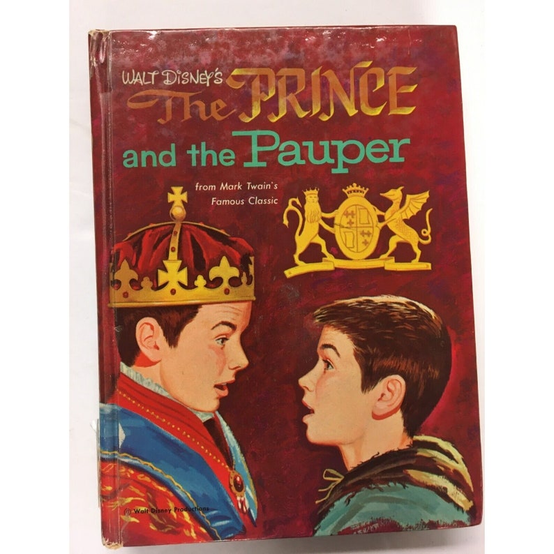 Walt Disney's the Prince and the Pauper VINTAGE 1962 - Etsy