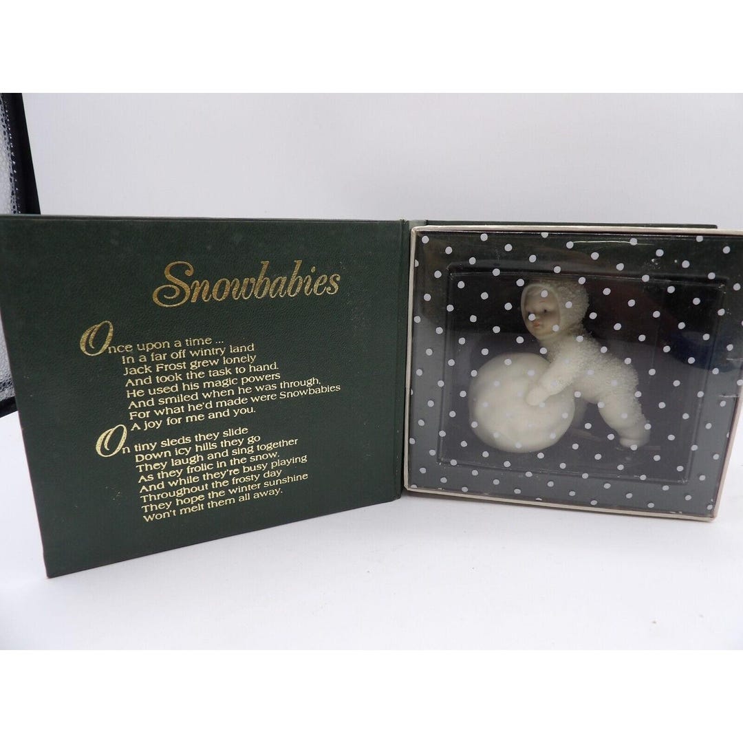 The Winter Tales of Snow Babies ©1988 Dept 56 Taiwan Baby W Large ...