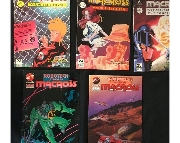 Robotech: Return to Macross Comic Books Lot of 5 Circa 1994-1995 - Etsy