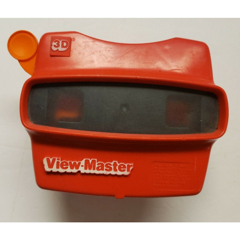 Viewmaster 3D Viewer Red Made in USA Viewmaster Portland Tyco Toys Inc ...