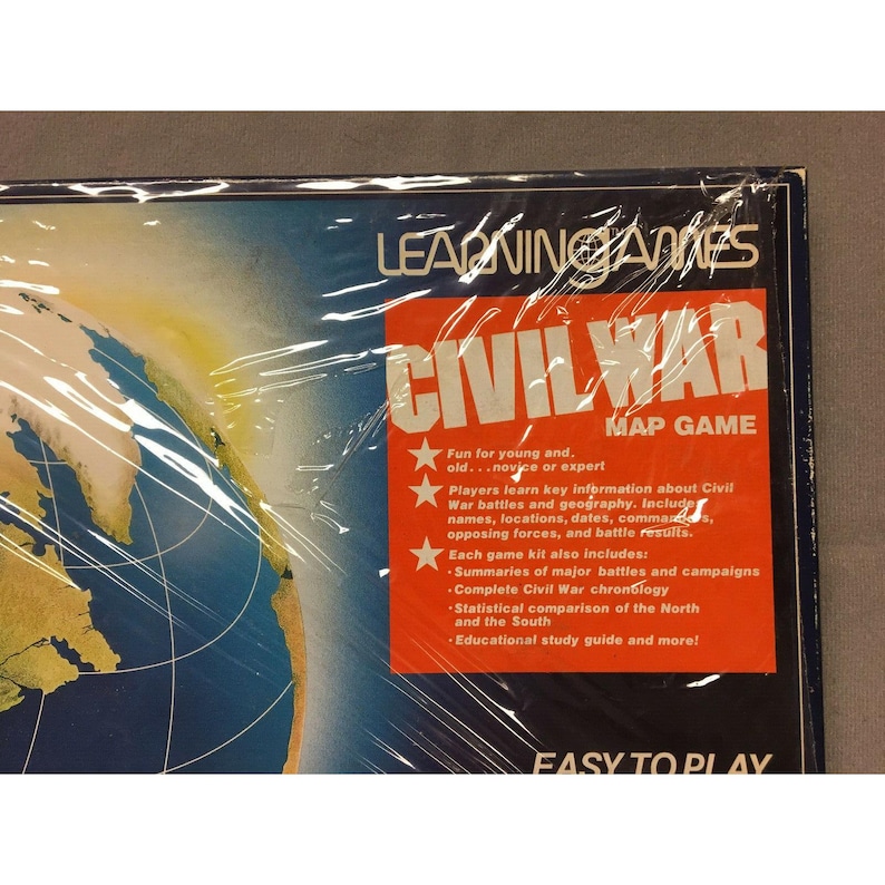 Civil War Map Game Learning Games Includes the Battle of Antietam ...