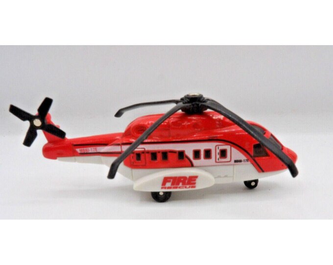 Matchbox Mission Chopper Fire & Rescue ©2003 Mattel - Etsy