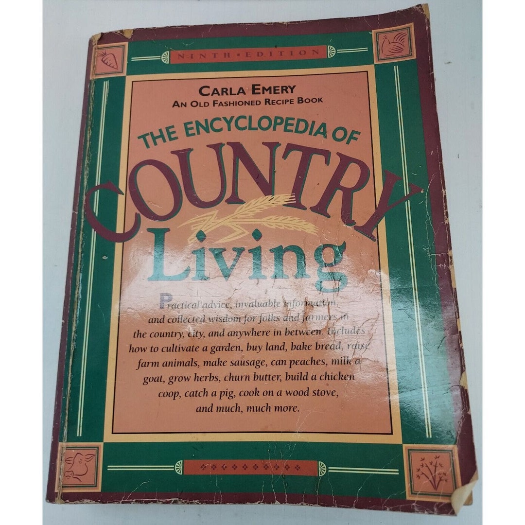 The Encyclopedia of Country Living Carla Emery 3rd Printing - Etsy
