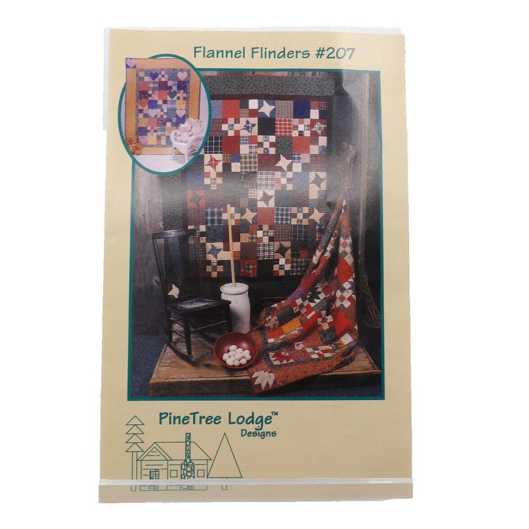Flannel Flinders 207 Pine Tree Lodge Designs Helen C Thorn - Etsy
