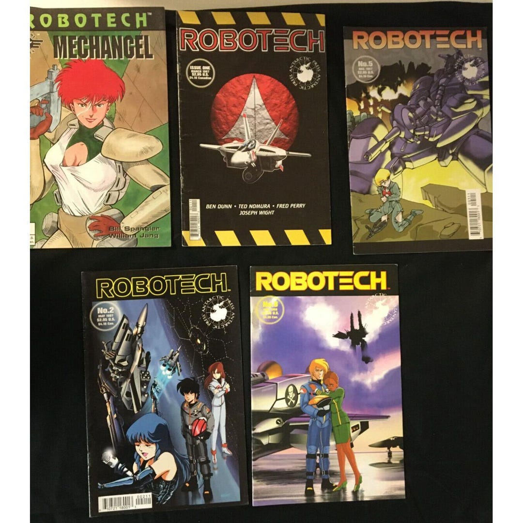Robotech Mixed Lot of 9 Comic Books Genesis Collector Cards Circa 1993 ...
