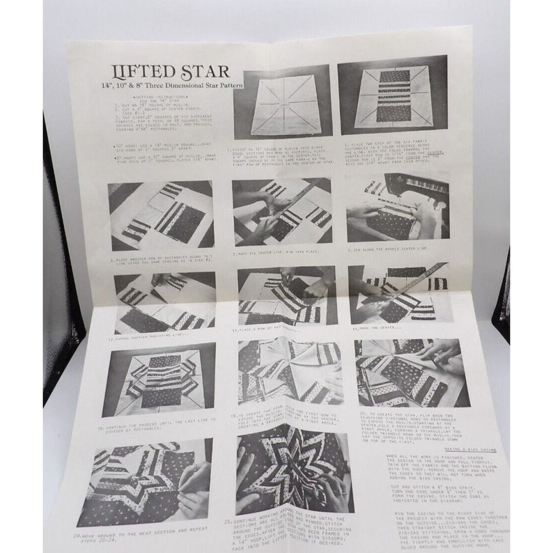 Lifted Star 3 Dimensional Star Pattern by Osage County Quilt Factory ...