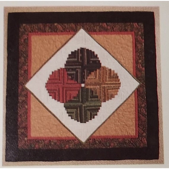 Round Log Cabin Quilt Pattern Log Cabin Quilt Pattern On Point