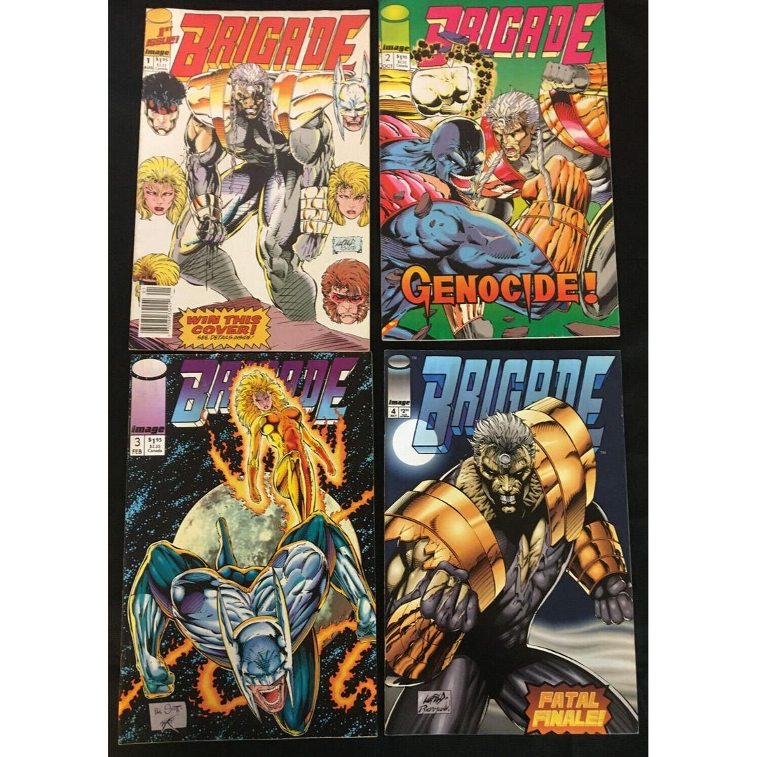 Brigade Comic by Image Comics Book Lot of 8 Circa. 1993 - Etsy