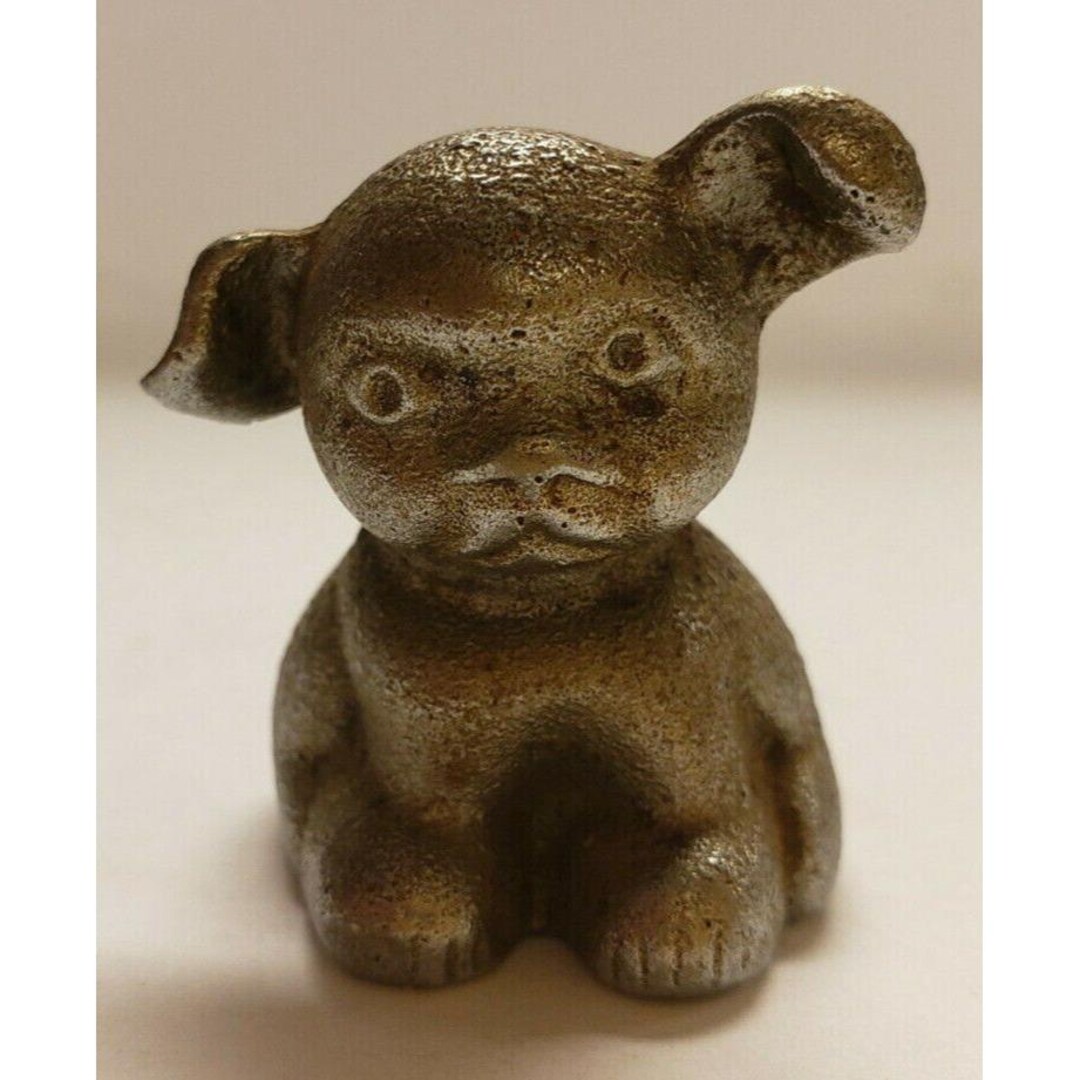 Paperweight, Miniature Dog, Cast Metal, "bucki" Carbons and Ribbons ...