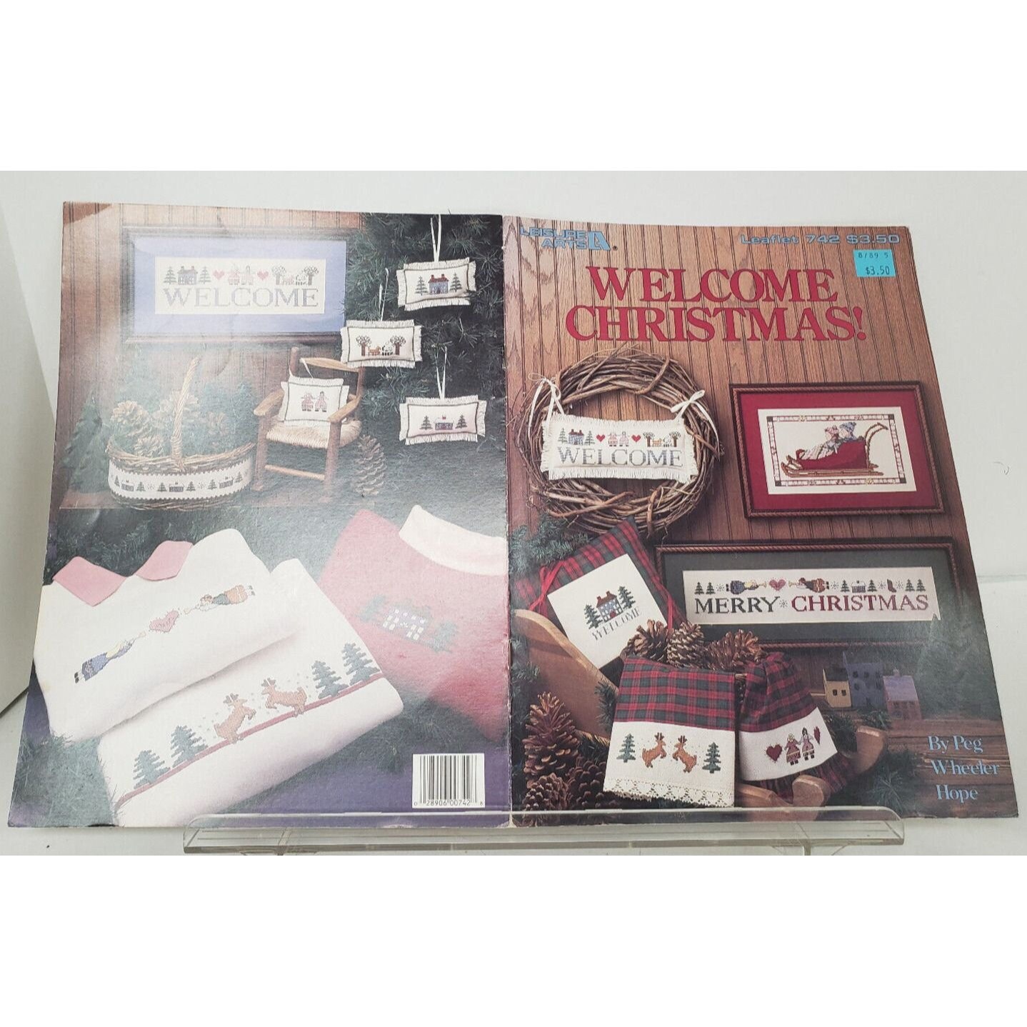 Lot of 6 Counted Cross Stitch Pattern Books 41 Designs © - Etsy