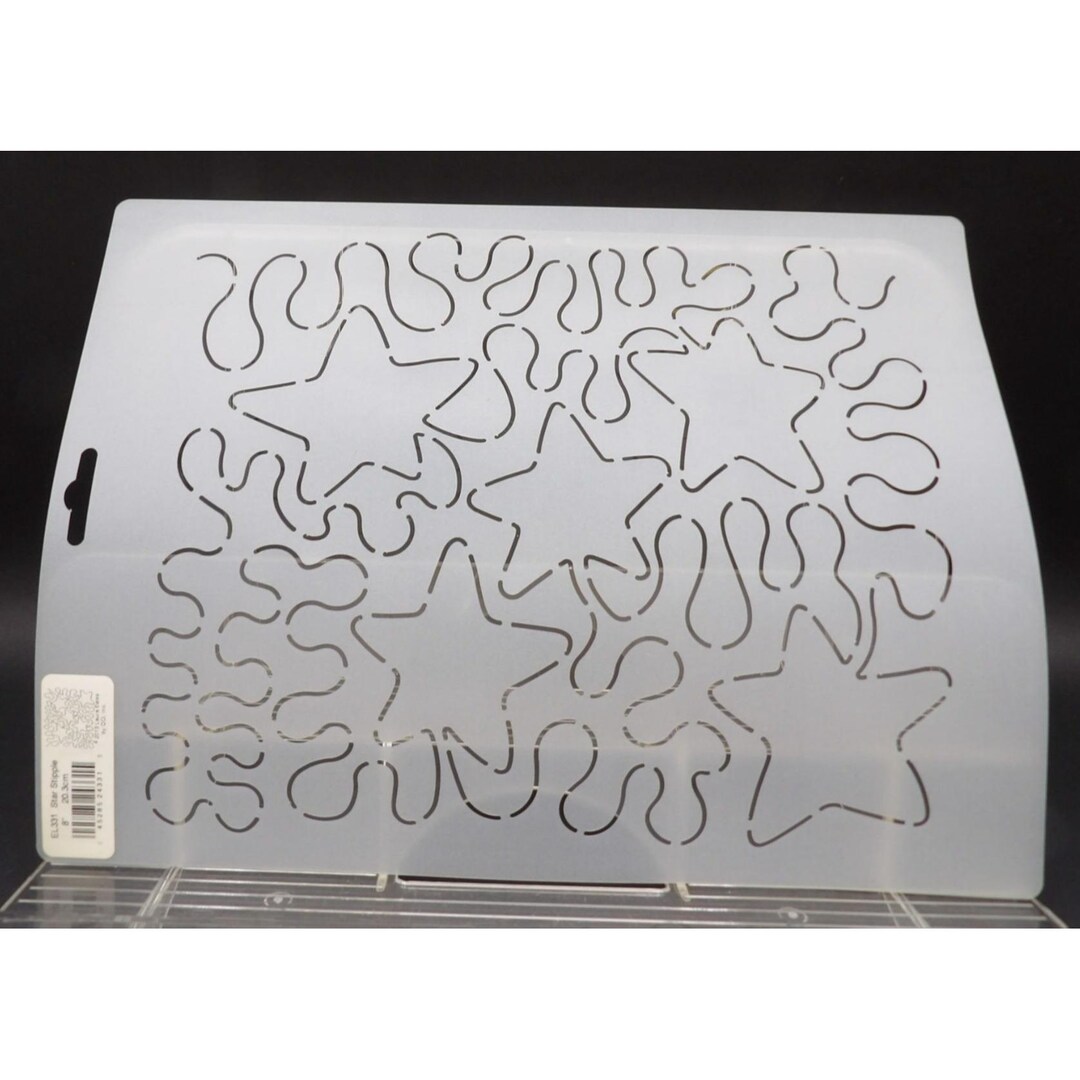Quilting Stencil star Stipple 8 by Laura Estes QCI Inc. Durable ...