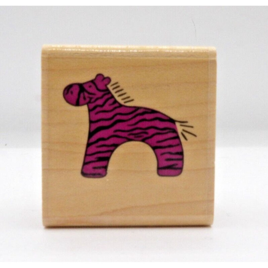 Stamp "happy Zebra" #D1099 Stampendous ©2000 1 3/4" X 1 1/2" - Etsy